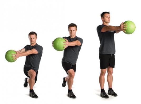 Lunge Twists Exercise