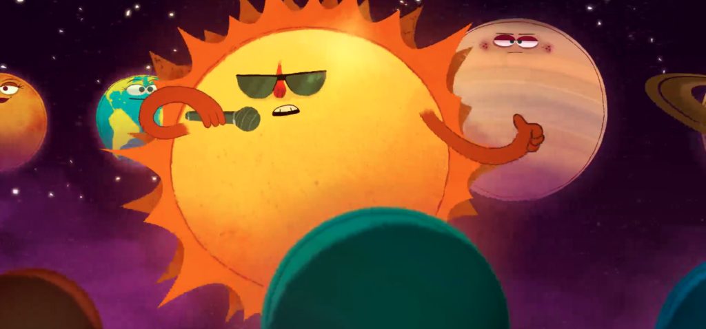 Saturn Solar System Song Storybots