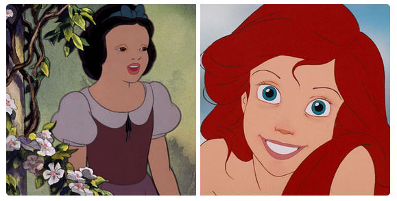 Disney Princesses Without Makeup