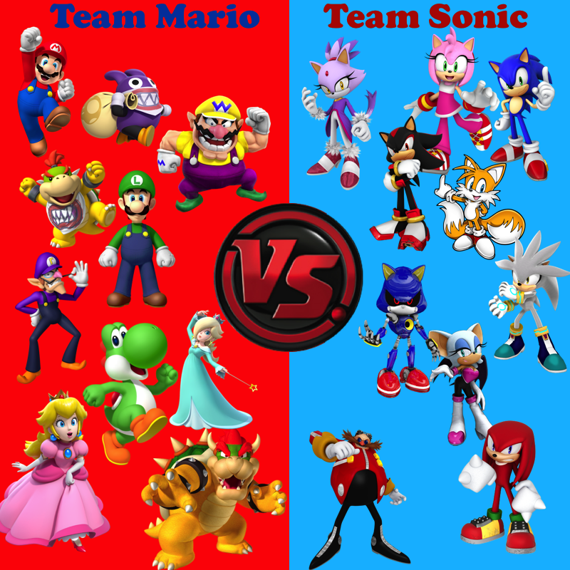 Mario And Sonic Character Roster