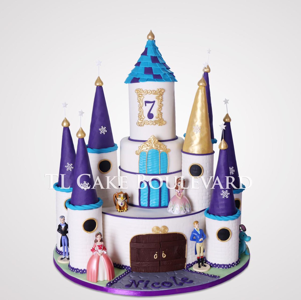 Sofia The First Castle Cake