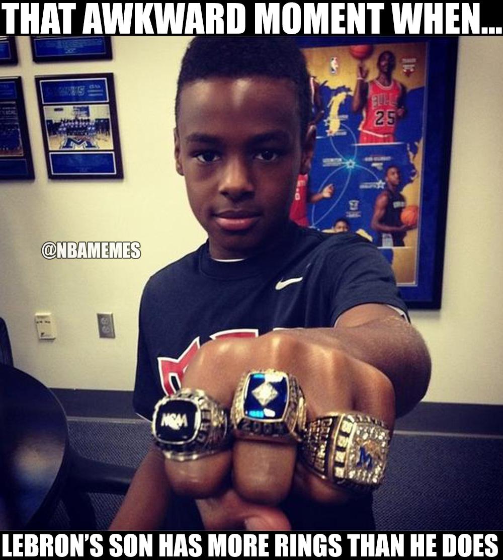 Lebron Jr Memes