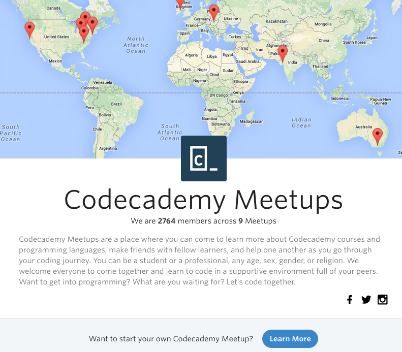 EchoTango (🪶, ) on Twitter: "@Codecademy I can't believe there's not one in London. We need it!"