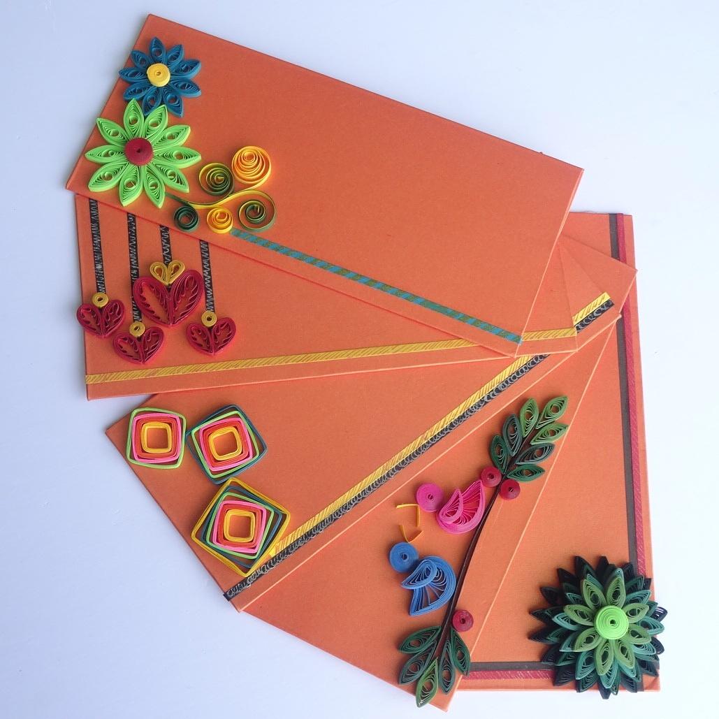 Paper Quilling Patterns Envelopes
