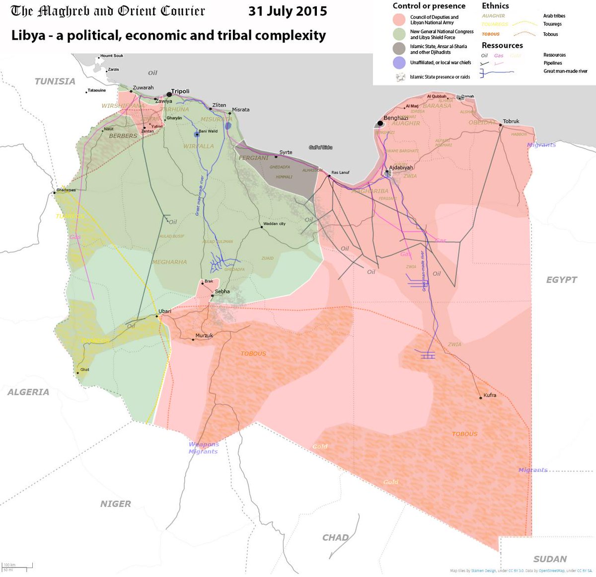 Libya – a political, economic and tribal complexity (with map) : r/arabs