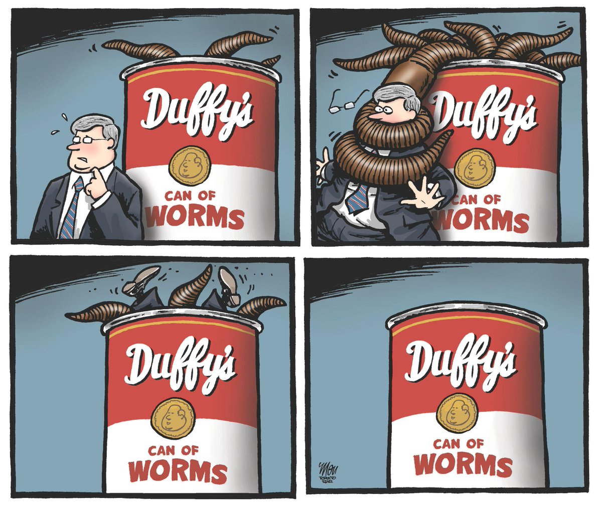 "Can of Worms" Wednesday's TorontoStar Cartoon StephenHarper cdnpoli ...