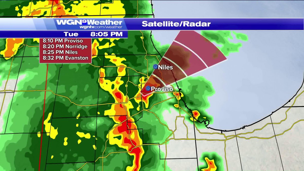 Tornado Warning Issued for DuPage County: | WGN TV News | Scoopnest