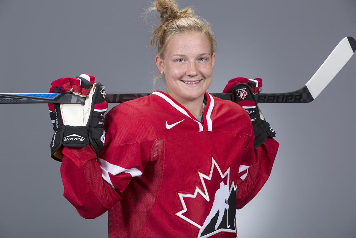 Sarah Lefort of the Buffalo Beauts to wear the C for team Canada for ...