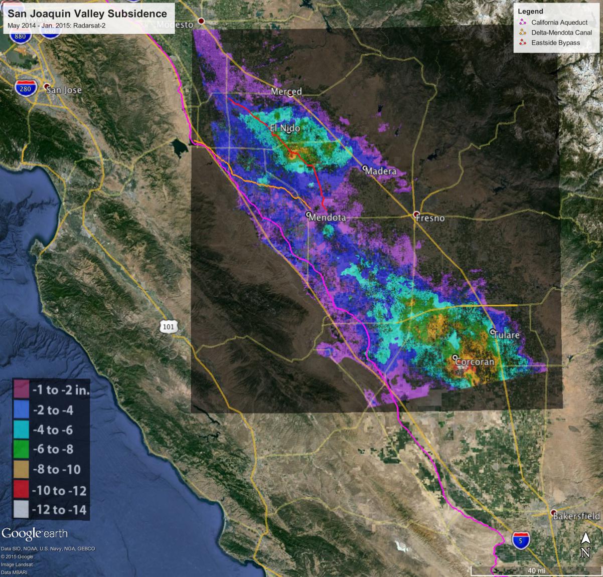 California Drought Nasa