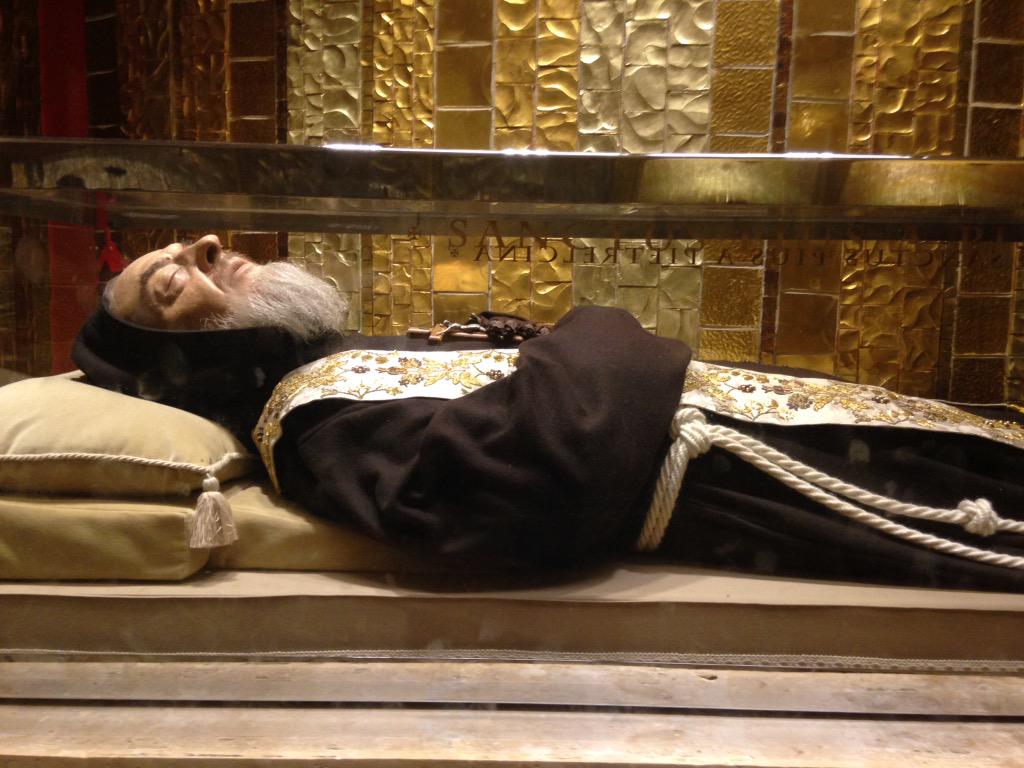Padre Pio Body Incorruptible
