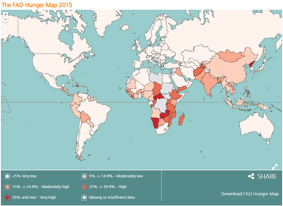 Hunger map