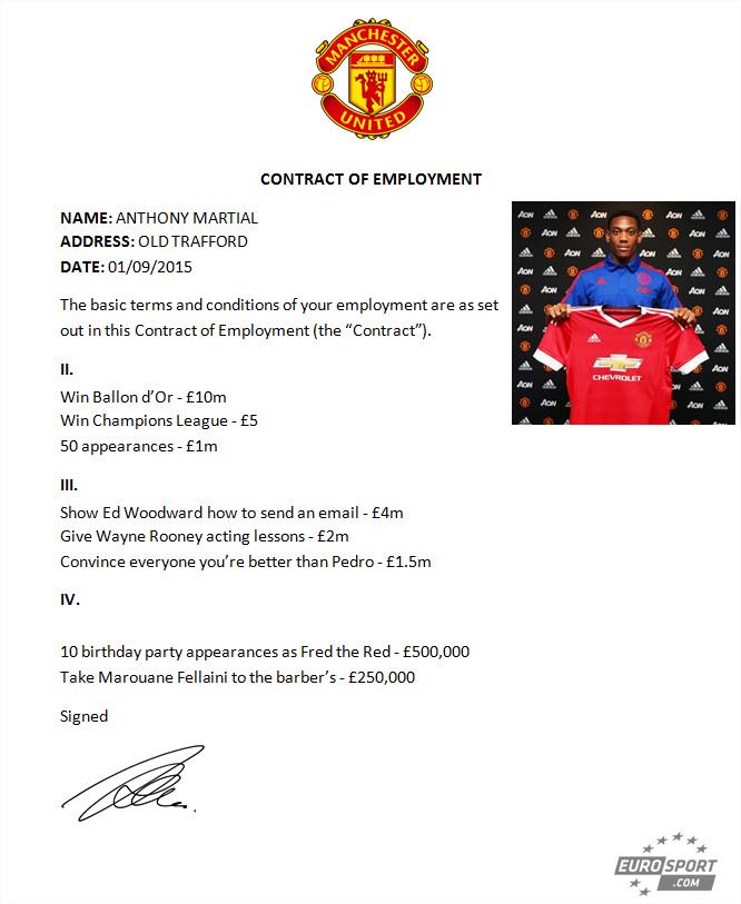 REVEALED: Anthony Martial's new Man United contract MUFC | Eurosport UK ...