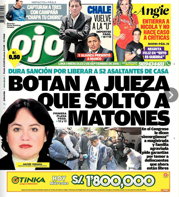 Indirecto Comunista conjunción diarios de lima hoy el ojo Monografía ...