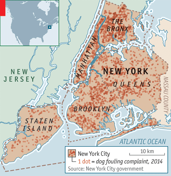 The map you didn't even know you wanted: dog poop complaints in New ...