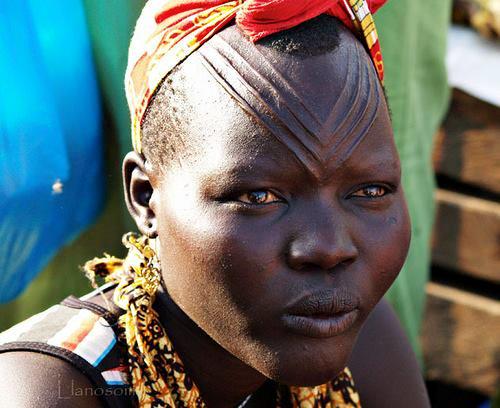 Dinka Tribe Girl