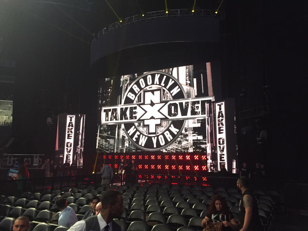 FOTO: Ecco lo stage di NXT Takeover:Brooklyn | Zona Wrestling