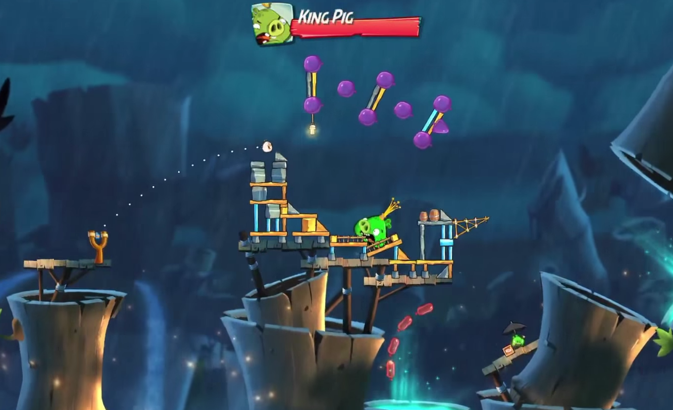 Angry Birds King Pig Level