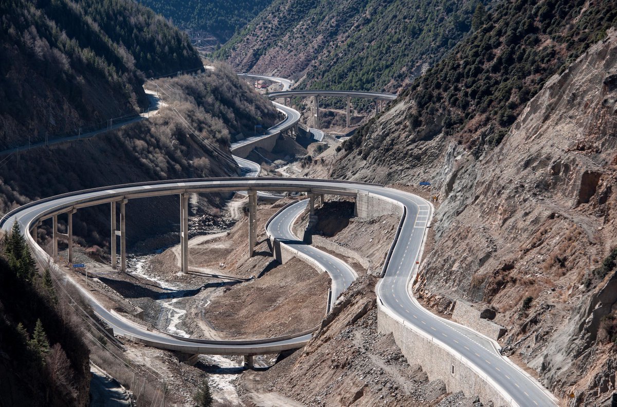 Risky but awesomely beautiful! china's sichuan-tibet highway is road to ...