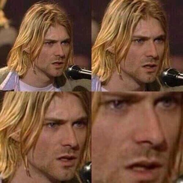 Kurt Cobain Reaction Meme