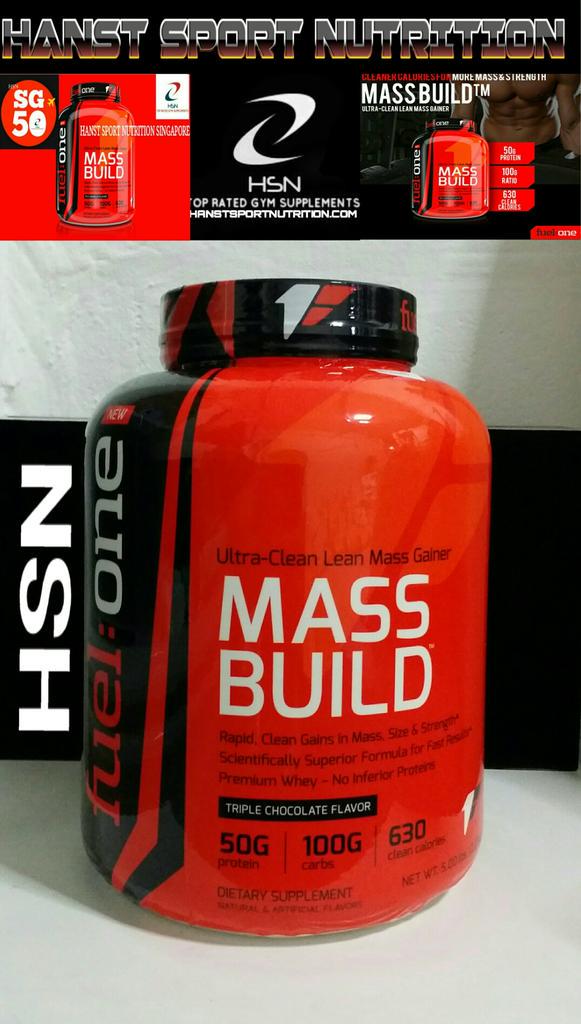 Massbuild Logo Jual Everbuild Nutrition 100% Lean Gain Mass Build 12