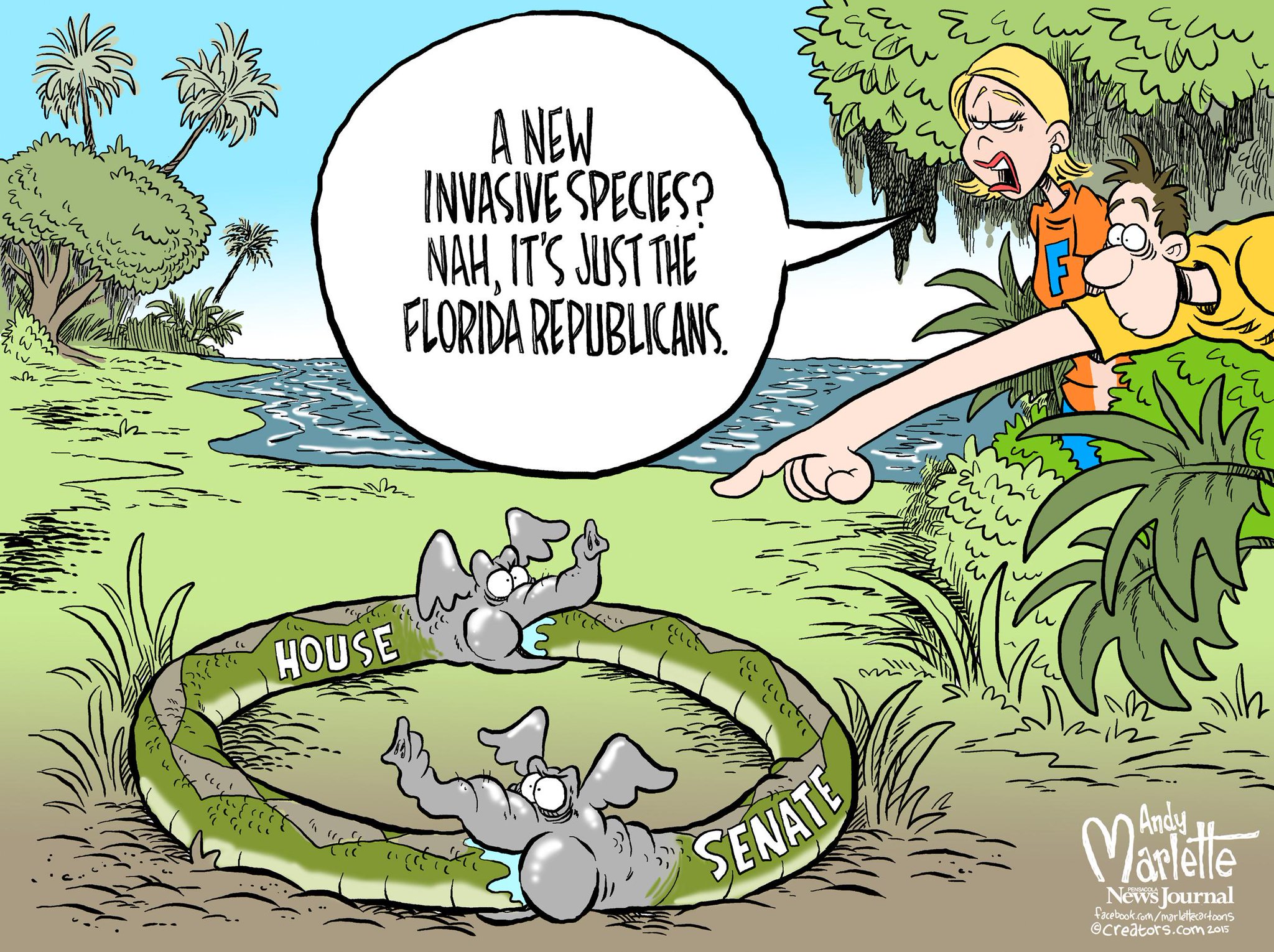 Invasive Species Cartoon