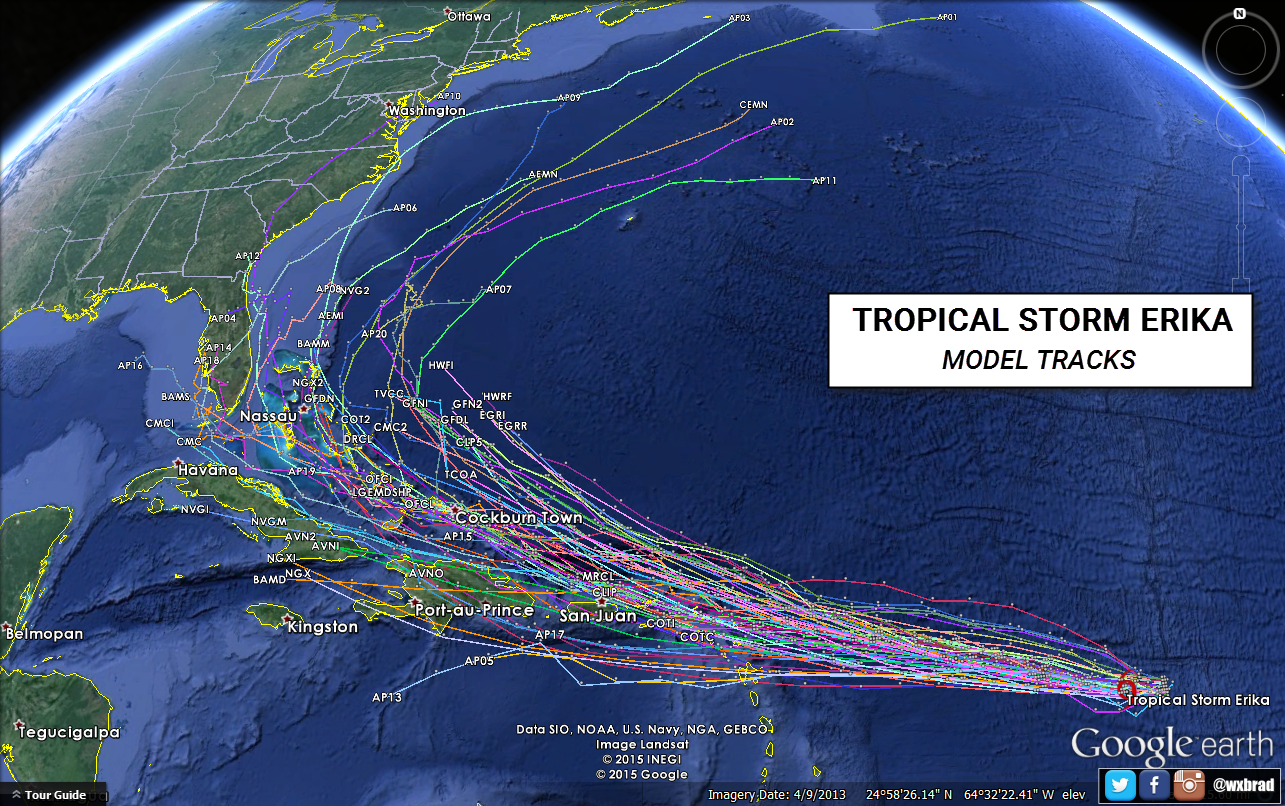 Tropical Storm Cristobal Spaghetti Model Invest 97L Forecast: Tropical