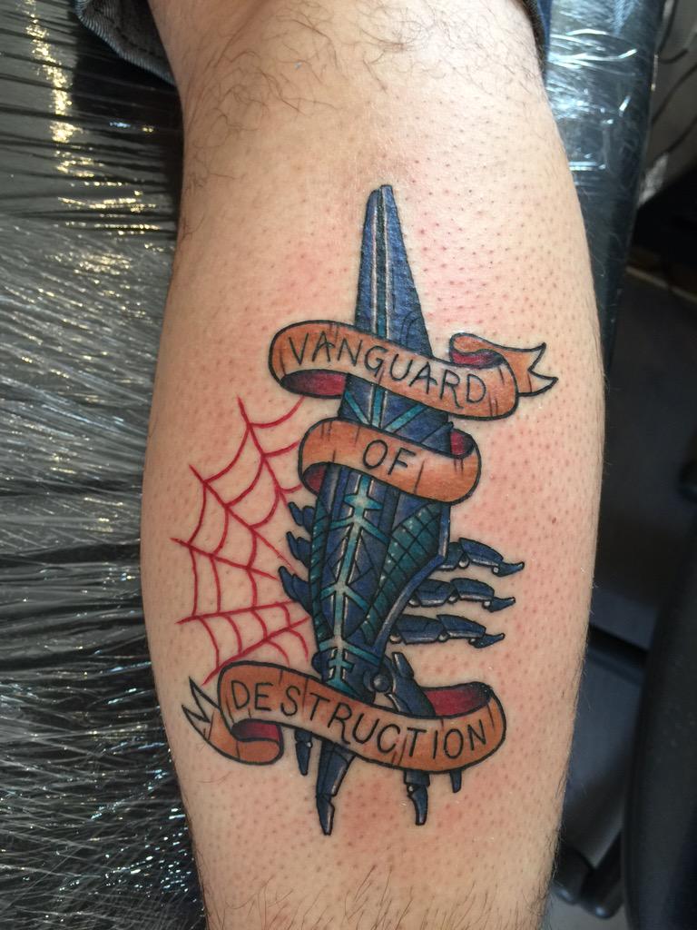 Mass Effect Reaper Tattoo