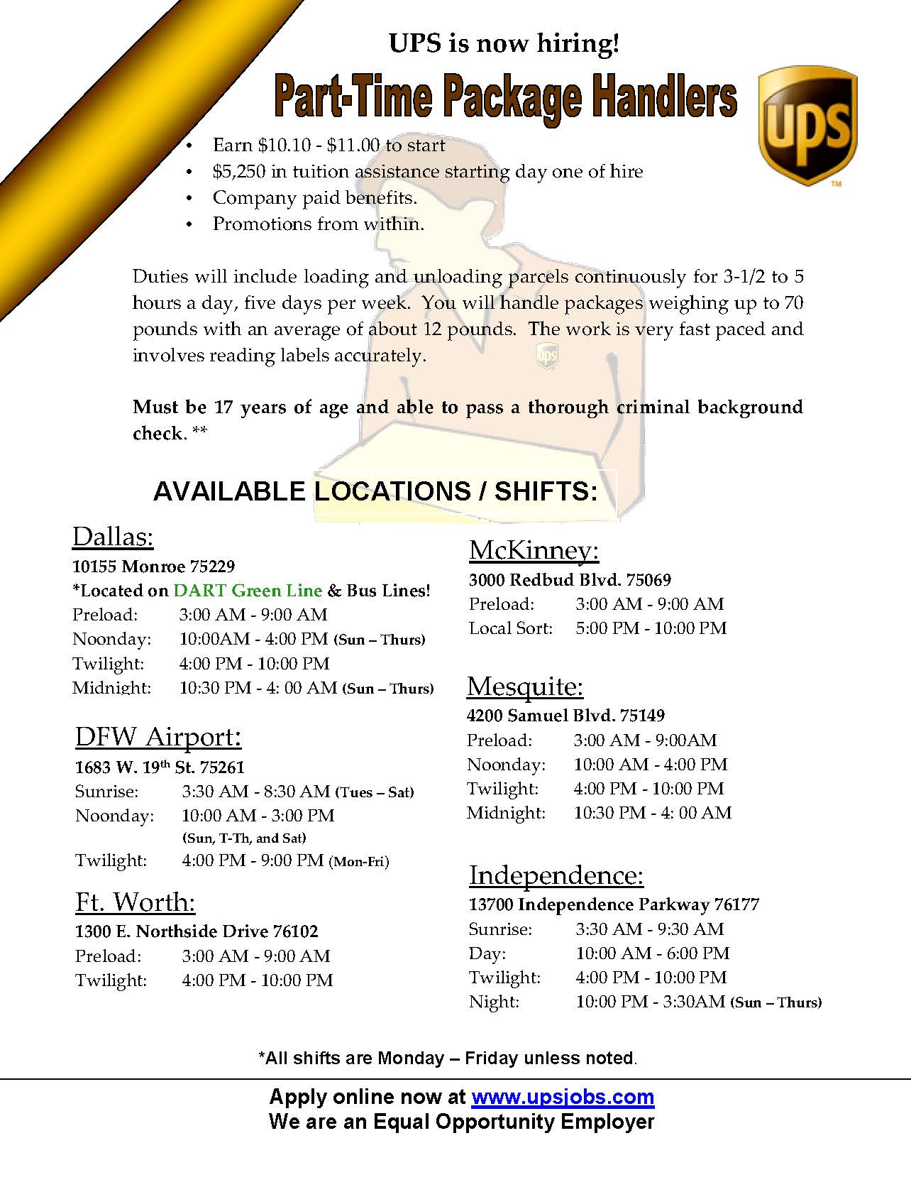 Ups Job Application Online