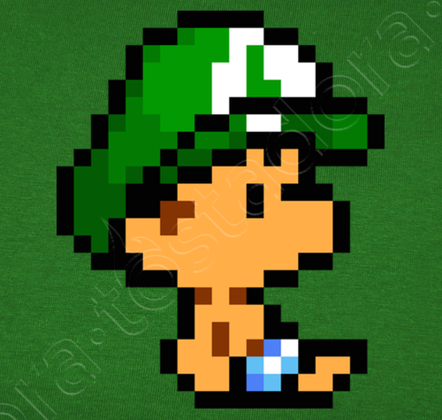 8 Bit Luigi Grid