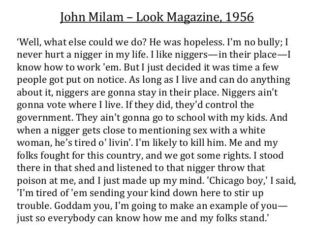 Emmett Till Killers Confessions