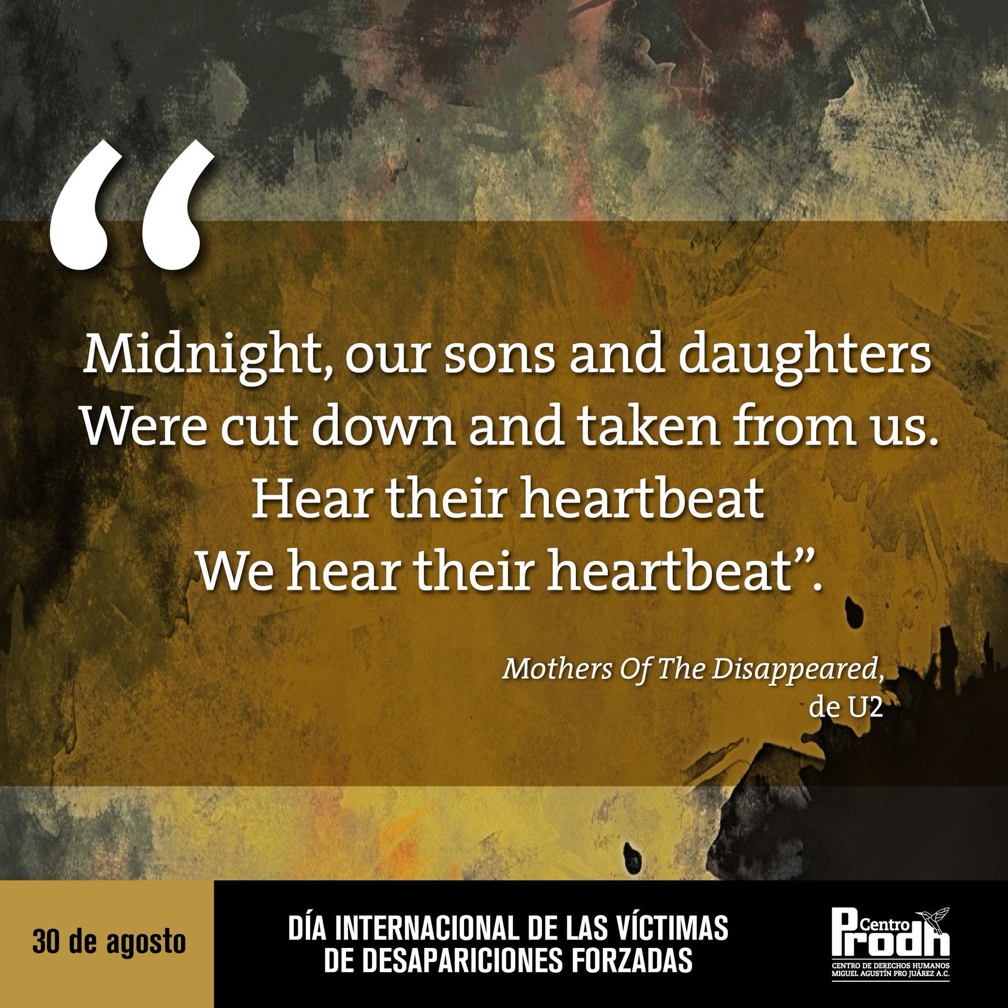 Centro Prodh on Twitter: "Música y #DesaparciónForzada. "Mothers Of The ...
