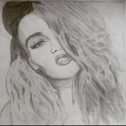 Perrie Edwards Drawing
