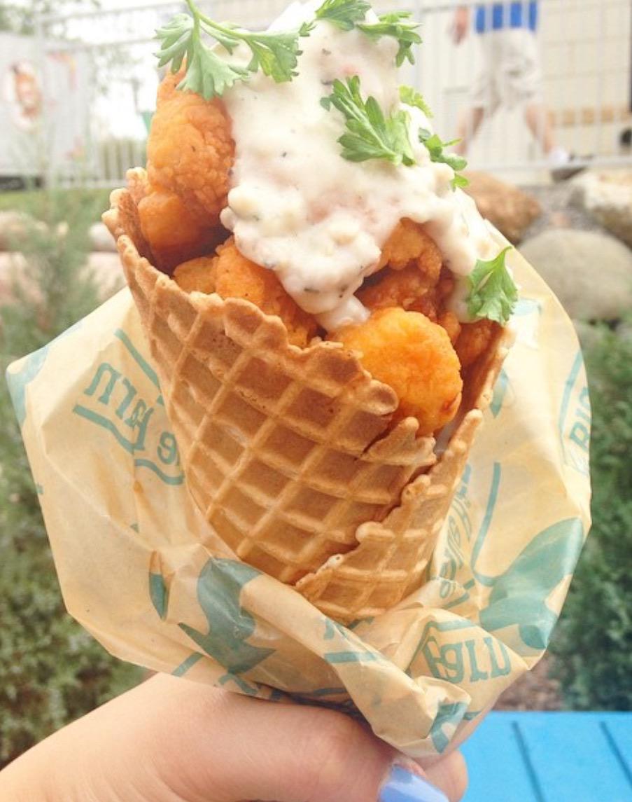 Fried Chicken In A Waffle Cone at the Minnesota State Fair | Darren ...