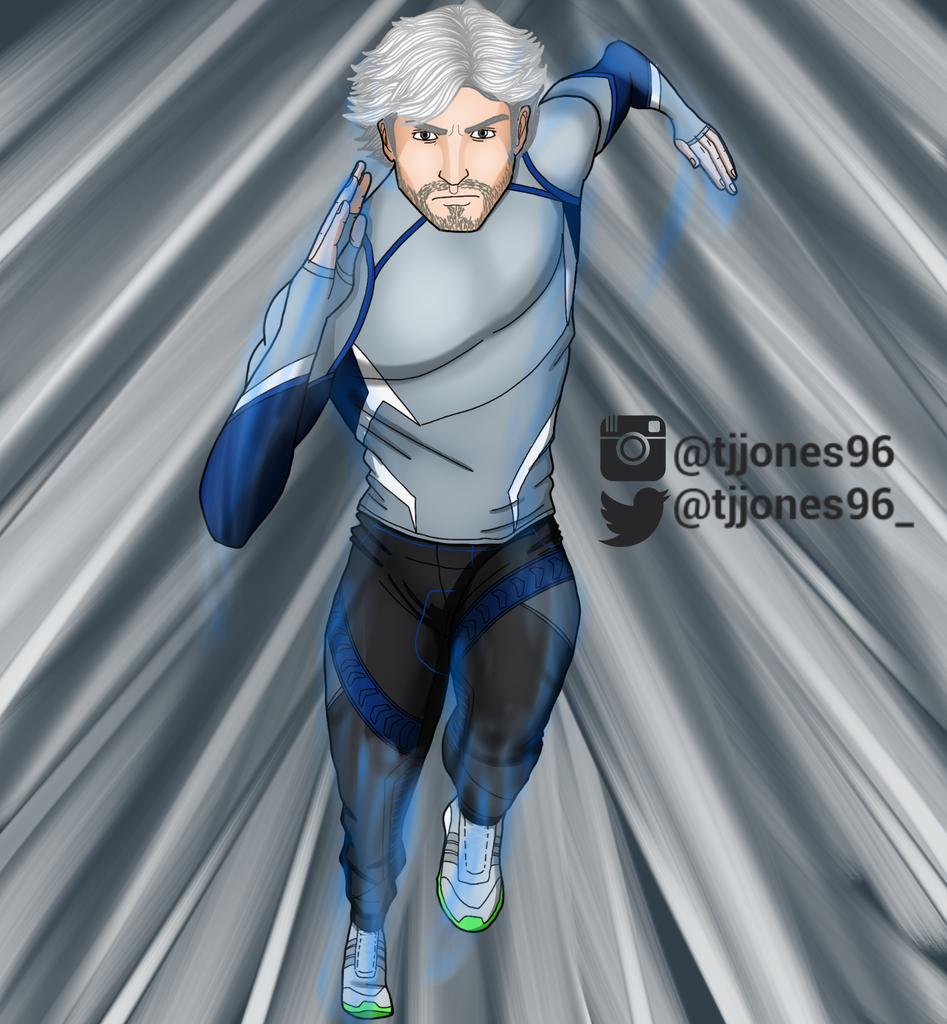 Quicksilver Superhero Running