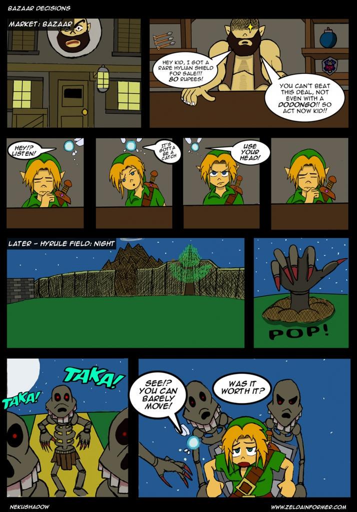 Funny Zelda Comics Skyward Sword