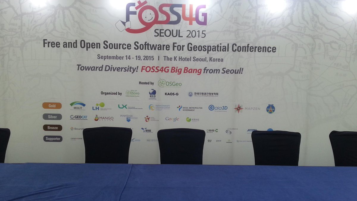 FOSS4G SEOUL 2015 (3ページ目) - Togetter