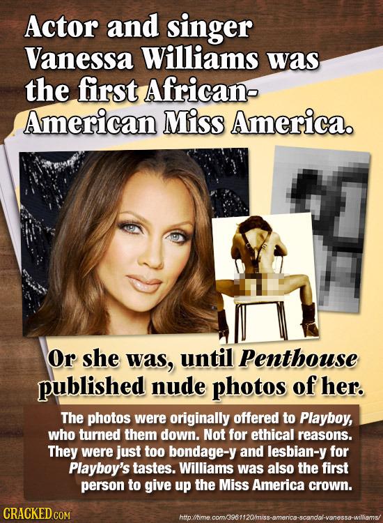 Vanessa Williams Scandal 3317
