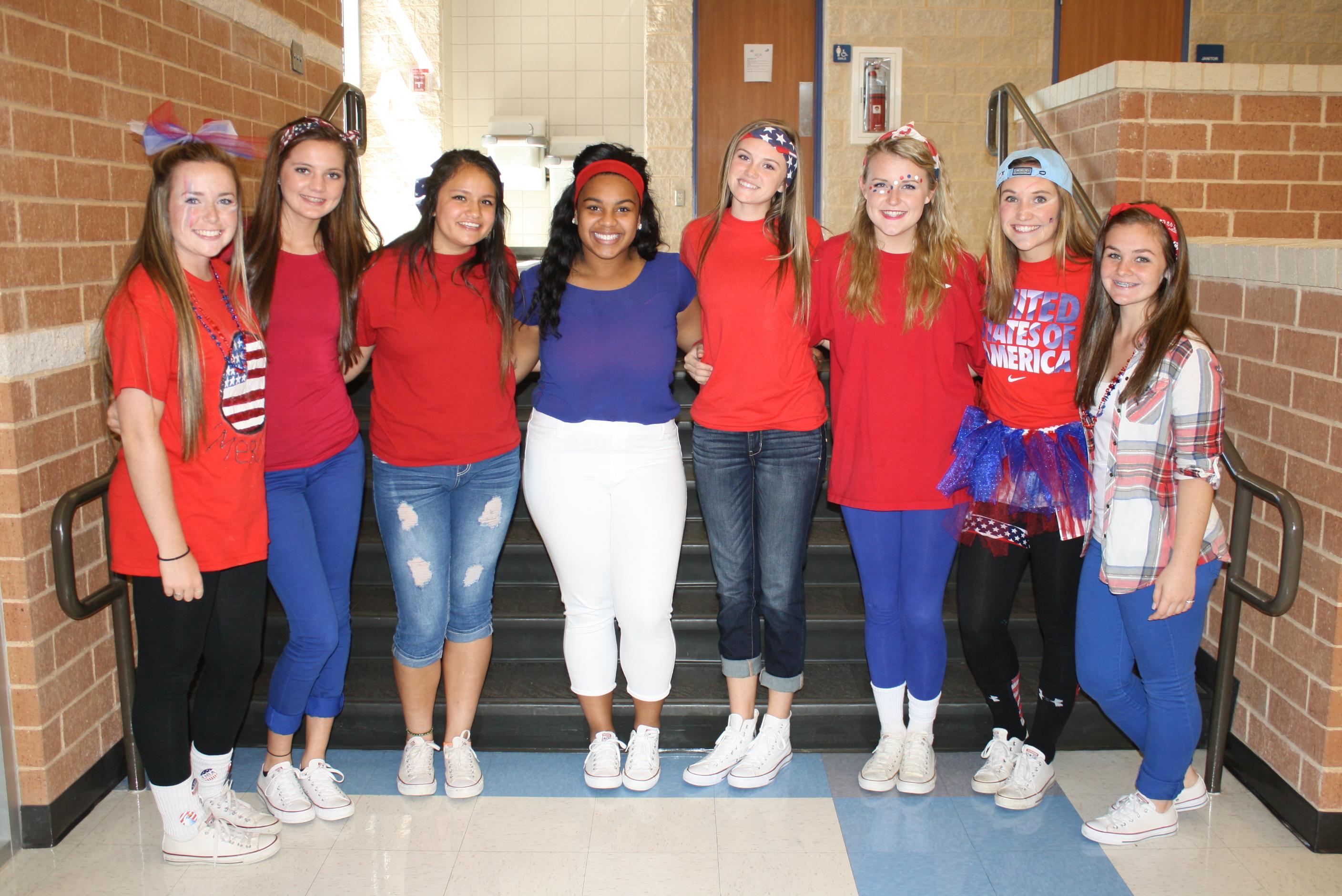 Monday Spirit Week American Outfits