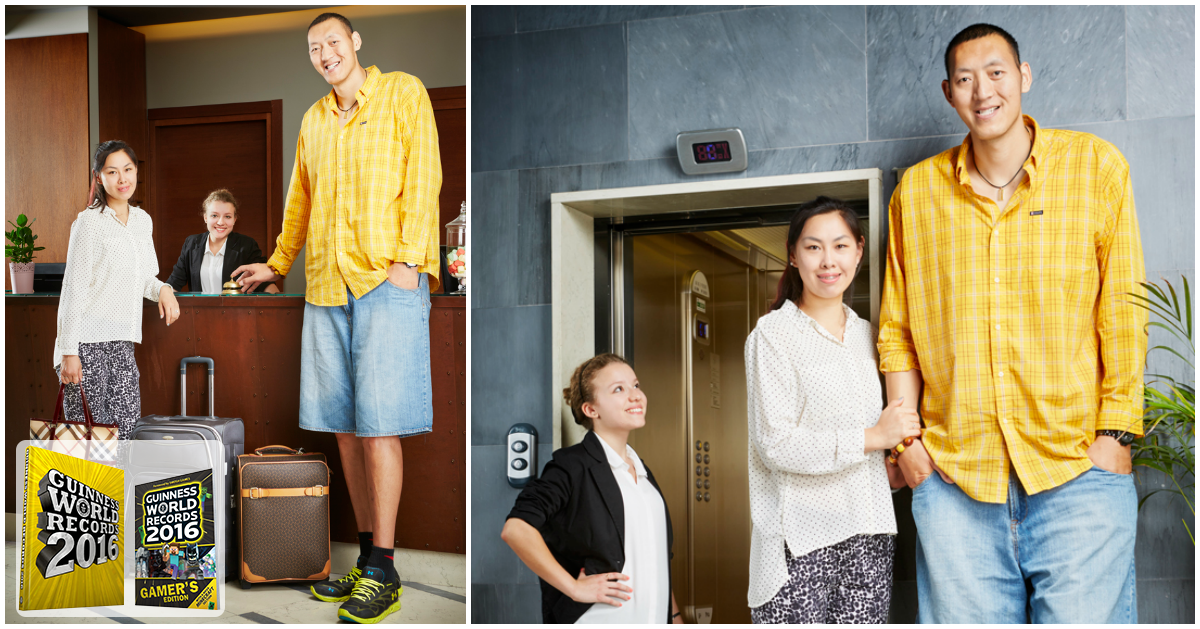 Guinness World Records on Twitter: "Meet Sun Mingming and Xu Yan - the world’s tallest married ...