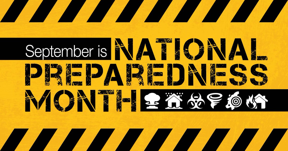 Did you know that September is National Preparedness Month? Follow ...