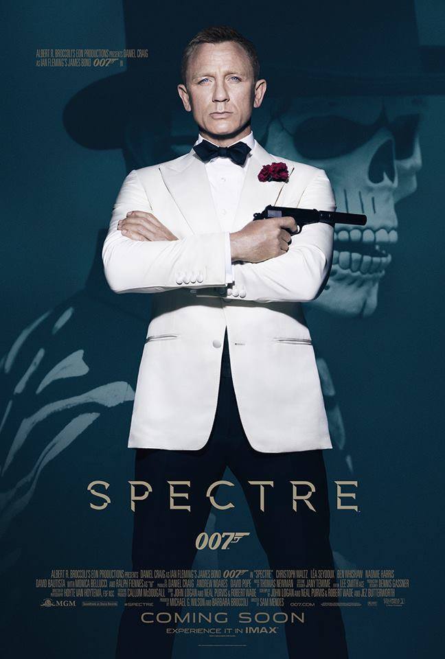 Did the movie poster of Spectre always have the skeleton man in the ...