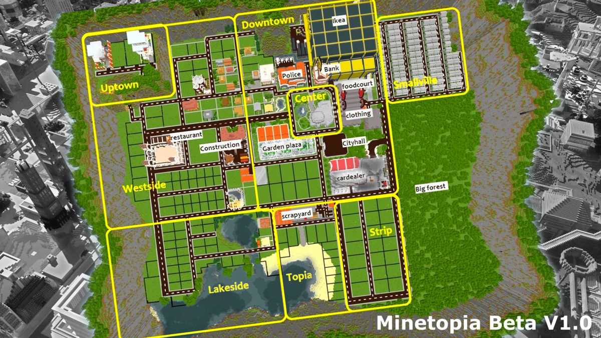 David Harms on Twitter: "WAAR ga jij wonen in #MINETOPIA? (early map version) http://t.co ...