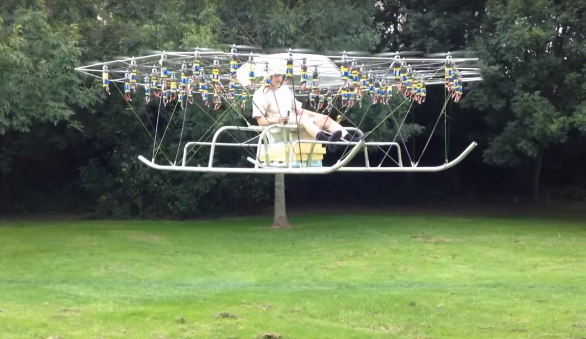 Watch this gigantic drone carry a human being: | AOL.com | Scoopnest