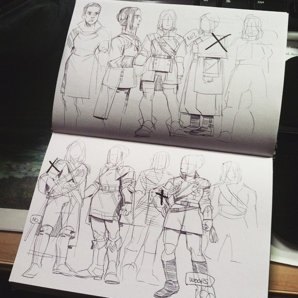 「Had a sudden comic idea and I had to quickly draw some basic」Intindraの漫画