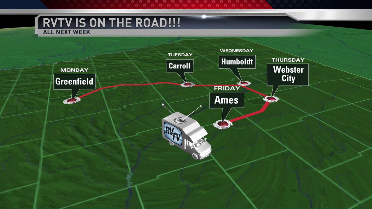 Here's a reminder of where RVTV will be next week. Come out and join ...