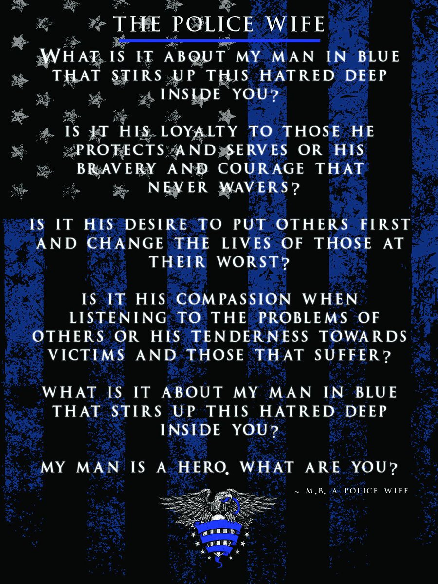 Police Wife Poem