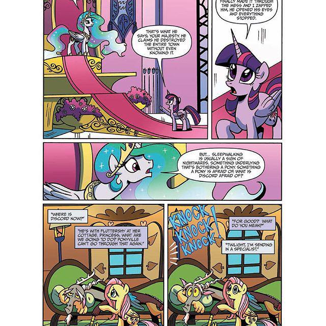 Mlp Discord And Celestia Comic