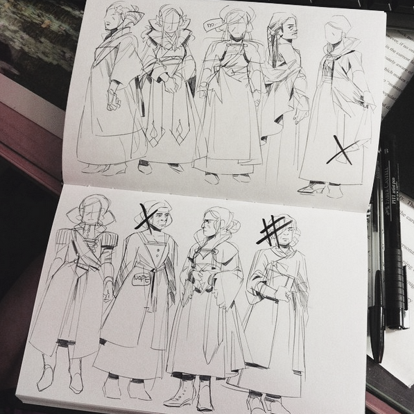 「Had a sudden comic idea and I had to quickly draw some basic」Intindraの漫画