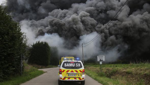 Neuve-Église : une dizaine de blessés légers dans un important incendie ...