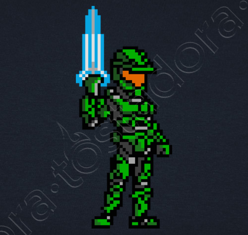 Halo Pixel Art Grid